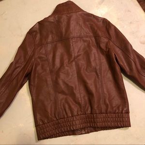 American Rag | Jackets & Coats | American Rag Brown Faux Leather Bomber ...